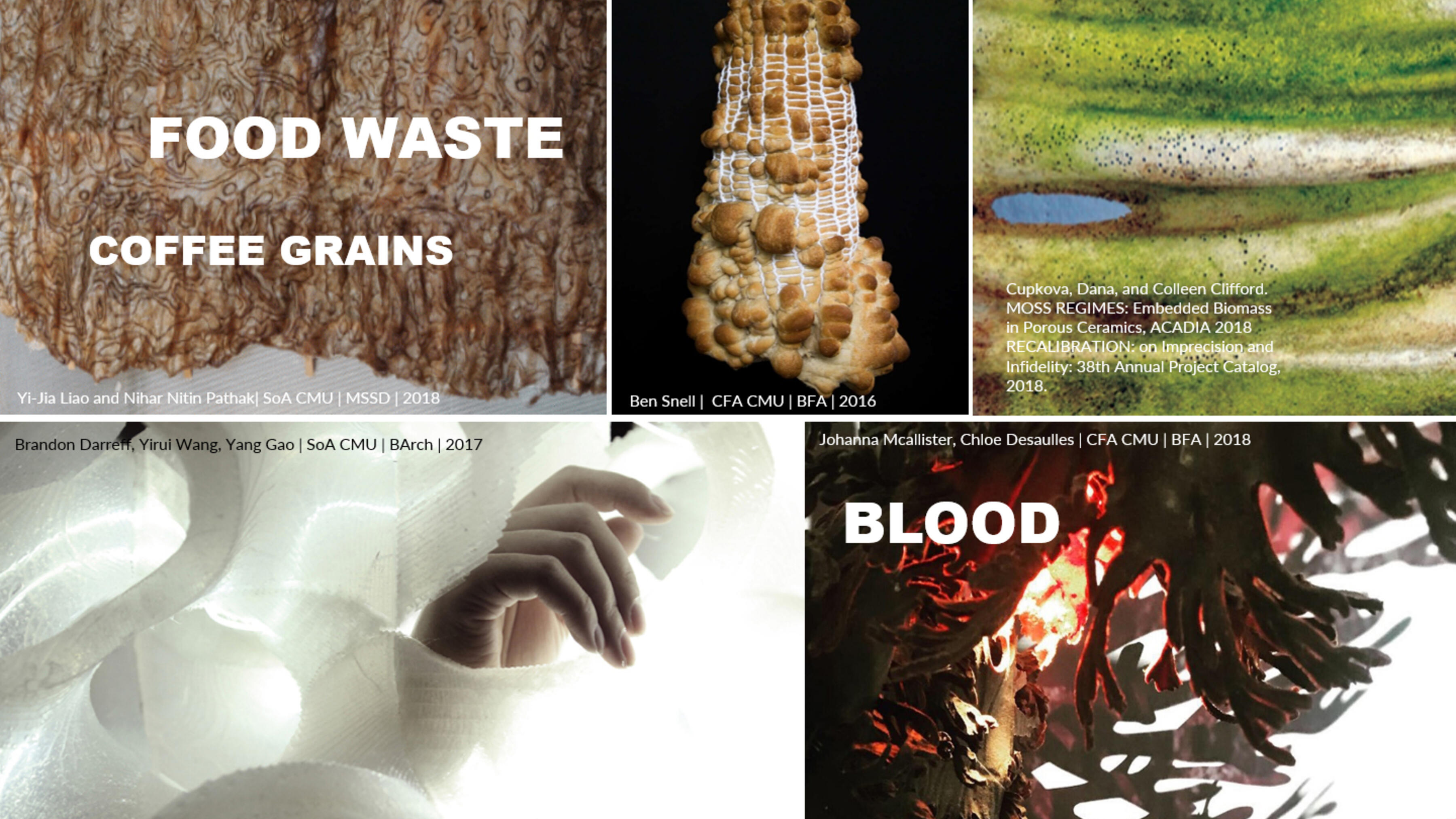 Shaping Environments: Experiments in Geometry and (Waste)Matter | CMU ...