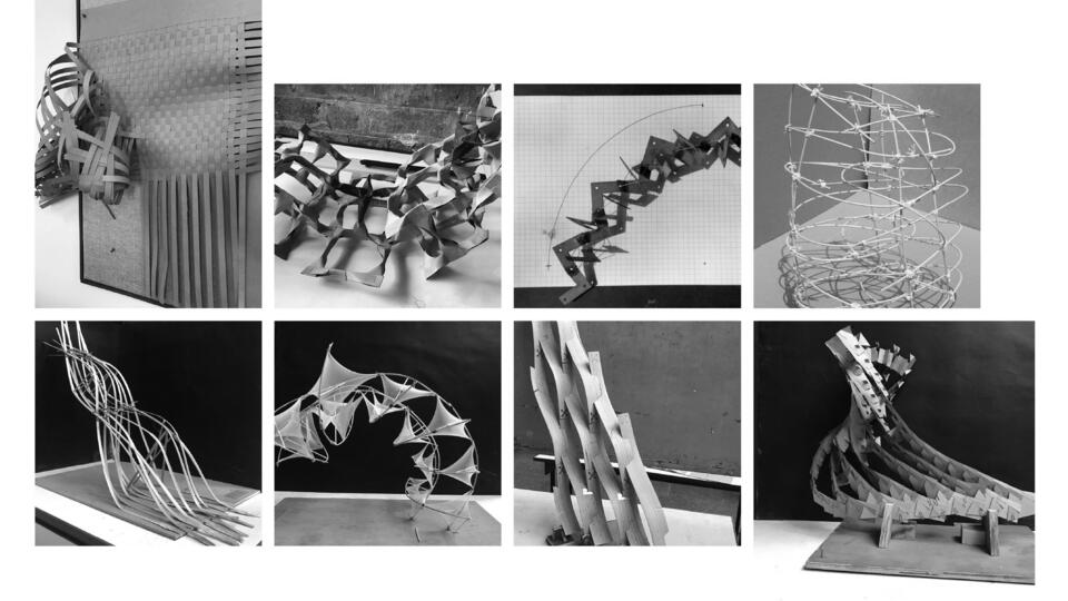 Bending Active Systems: Bamboo Research Pavilion Using Robotic Arm and ...