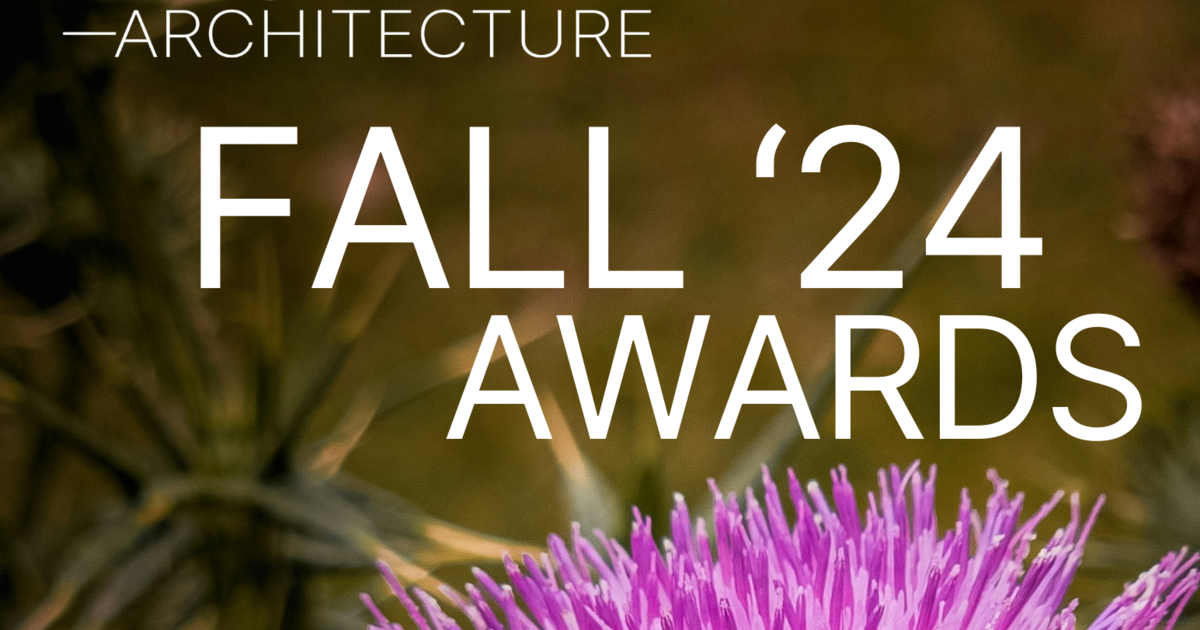 Announcing the Recipients of the Fall 2024 Architecture Awards | CMU ...